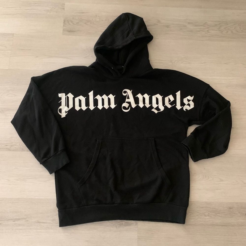 Palm Angels Classic Logo Black White Logo Lettering - Gem